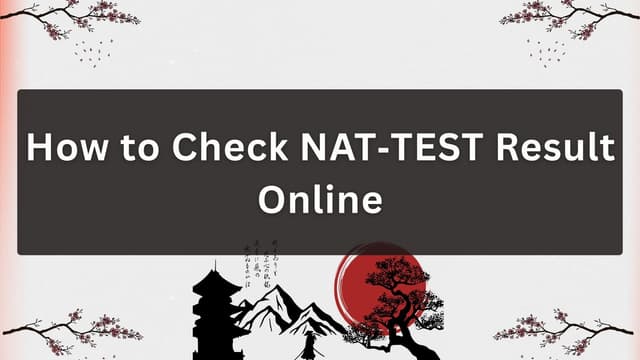 How to Check NAT-TEST Result Online | Step-by-Step Guide & Official Link