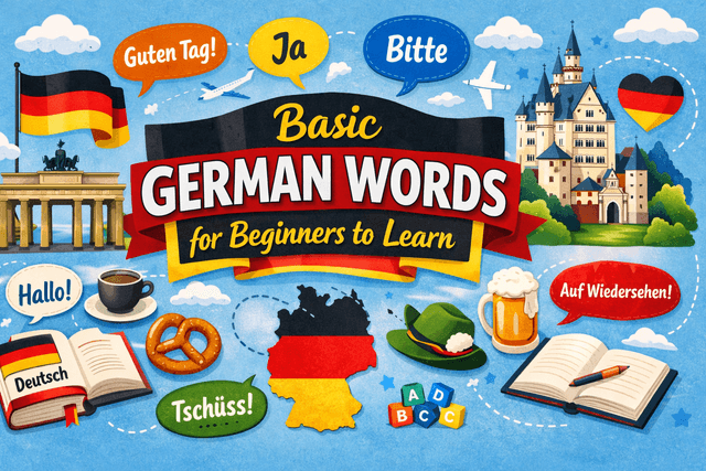 Basic German Words for Beginners to Learn | TILS – School of Foreign ...